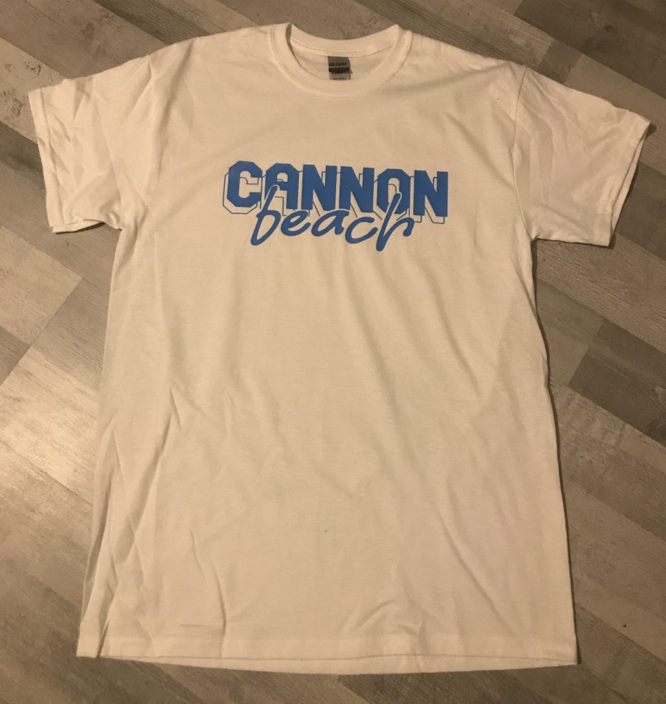 Cannon Beach Logo Tee White - BandsMerch.co.uk